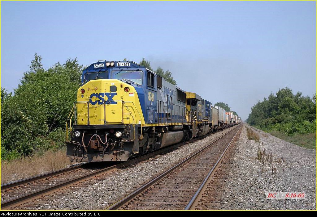 CSX 8781 08/10/2005